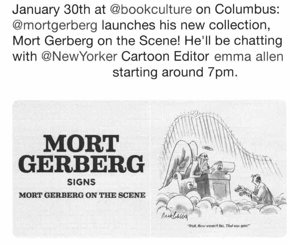 NEW BOOK LAUNCH -JANUARY 3Oth ! | Mort Gerberg